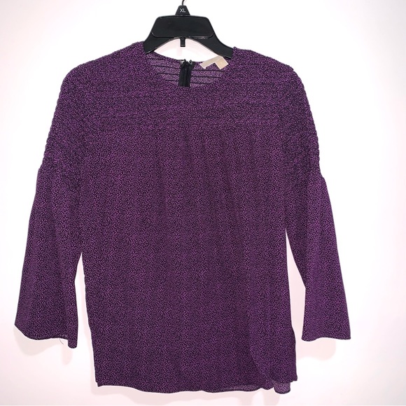 MICHAEL Michael Kors | Tops | Michael Michael Kors Womens Purple Top S ...